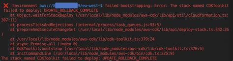 CDK Bootstrap Failure Bootstrapping Due To Arn Attribute For AWS ECR