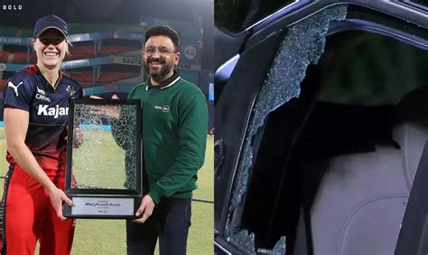 Wpl 2024 Ellyse Perry Ted Broken Car Window By Tata After Rcbs