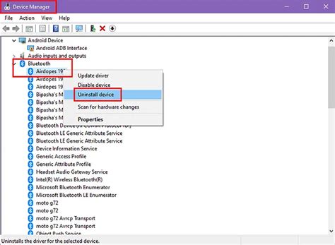 Remove Failed Bluetooth Device On Windows 10 Fixed