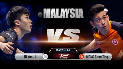 Lin Yun Ju Vs Wong Chun Ting T2 Diamond Malaysia Semi Final Semi Final Lins Tennis Events