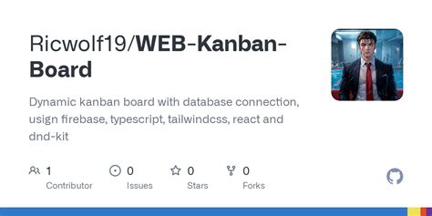 github ricwolf19 web kanban board dynamic kanban board with database