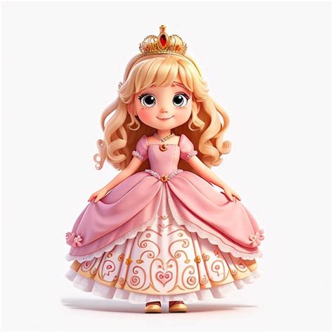 Une Jolie Illustration De Princesse Vecteur Premium
