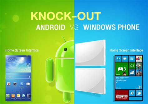 Infographic เปรยบเทยบ 2 ระบบปฏบตการดง Android vs Windows Phone แตกตางกนอยางไรบาง