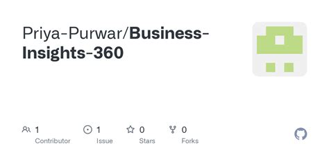 Github Priya Purwarbusiness Insights 360