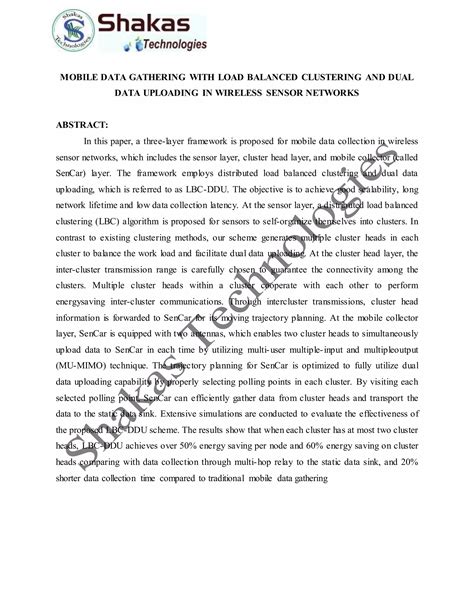 Mobile Data Gathering With Load Balanced Clustering And Dual Data