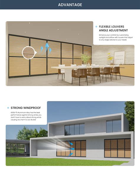 AlunoTec New Custom Aluminum Operable Louvre Shutter For Pergola Buy Louvre Shutter Louvre