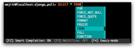 Mycli Mysql Command Line Client With Auto Completion Leonid Mamchenkov