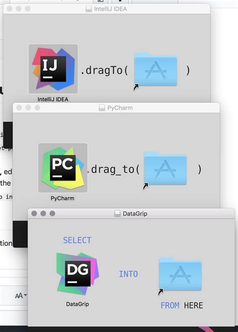 Jetbrains Installation Guide Is Actually Syntactically Correct To The Language Of Which The IDE