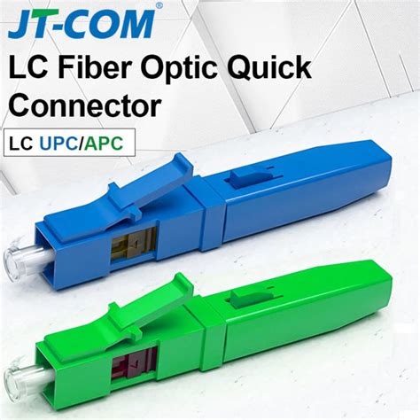 Jt Com 10 100pcs Lc Fast Connector Single Mode Fiber Optic Quick Connector Lc Embedded Type Ftth