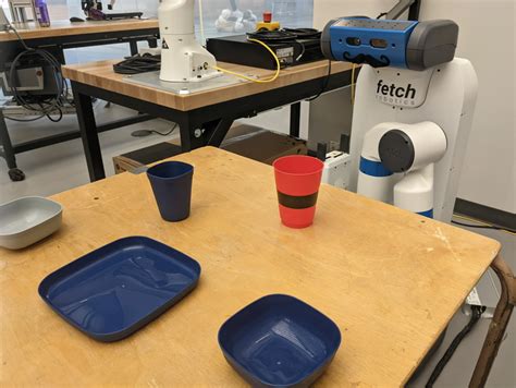 The Fetch Robot And The Experiment Setup Download Scientific Diagram