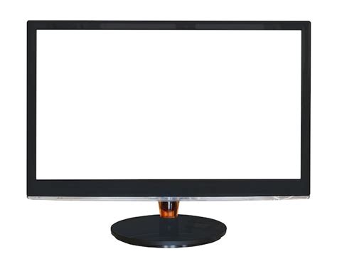 Premium Photo Widescreen Display With Cut Out Screen Isolated