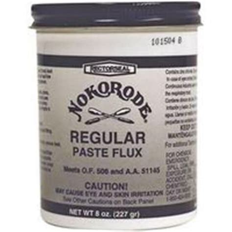 Rectorseal Nokorode Regular Paste Flux 8 Oz Tan And Gold To Black