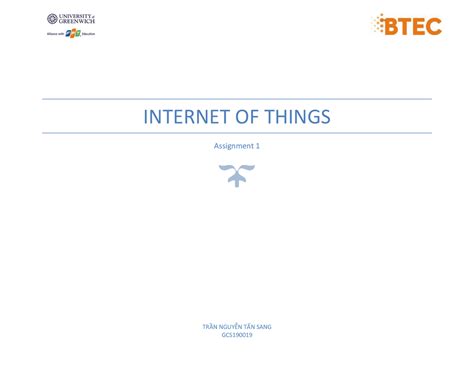 Internet Of Things Assignment 1 Pass Merit Distintion Assignments Automatic Controls