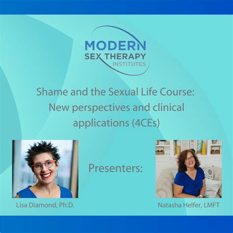 shame and the sexual life course new perspectives and clinical