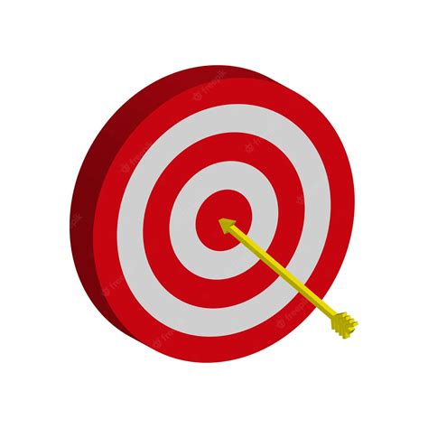 Premium Vector Target For Game Design Business Strategy Concept Sport