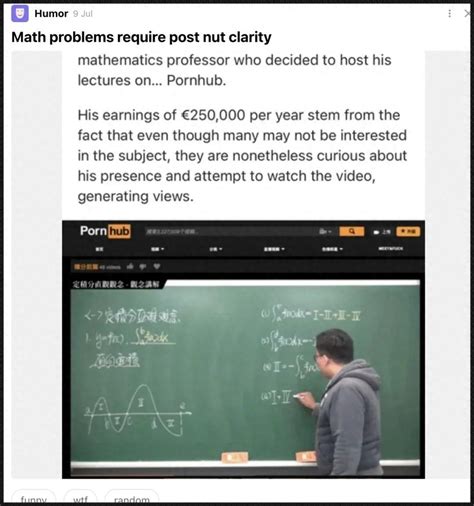 他在Pornhub教微积分年入百万还请身材火辣的台妹网红当助教 知乎 他在Pornhub教微积分年入百万还请身材火辣的台妹网红当助教 知乎