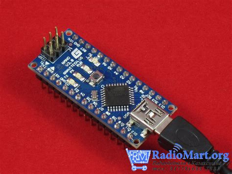 Aduino Nano на Ft232rl Китай с кабелем Radiomartkz Робототехника и радиодетали