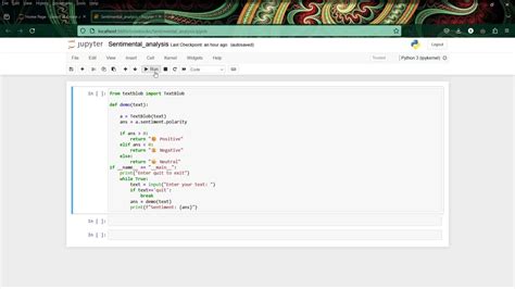 Sushant Sunil Kamble On Linkedin Python Textblob Sentimentanalysis