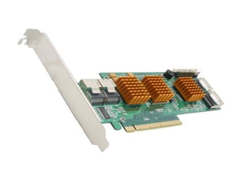 Highpoint Rocketraid 2740 Pci Express 2 0 X16 Sata Sas Raid Controller Card