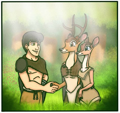 Primitive J Man Meets Bambi And Faline By Jmantheangel2 On Deviantart
