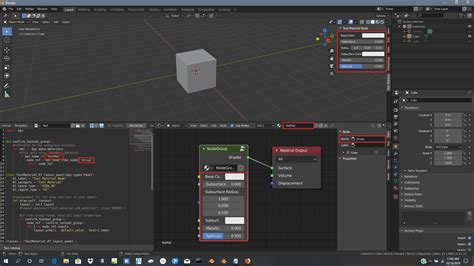 Scripting How To Draw A Node Group In A Layout Panel Using Python Blender Stack Exchange