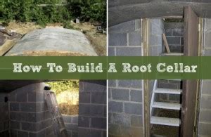 How To Build A Root Cellar Homestead Survival