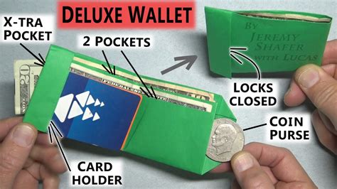 Origami Wallet With Coin Pocket