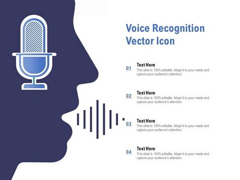voice recognition vector icon ppt powerpoint presentation slides graphics