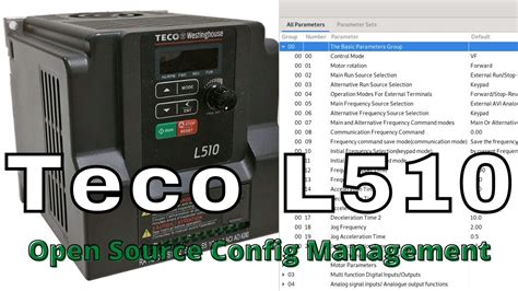 Teco L510 Vfd Proof Of Concept L510 Manager Demo Youtube