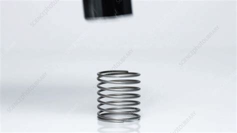 Compression Spring Stock Video Clip K010 9232 Science Photo Library