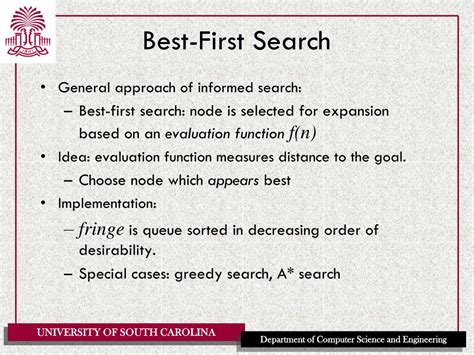 ppt csce 580 artificial intelligence ch 4 informed heuristic search and exploration