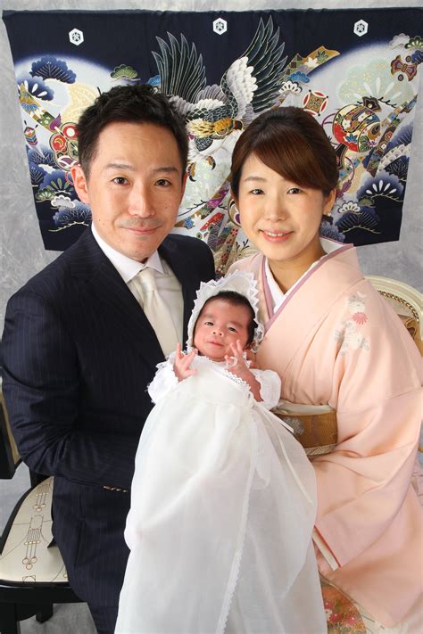 塩釜神社の帰りに初宮参りの男の子さんが来てくれました。 名古屋の写真 アクエリアス 口コミで人気のスタジオです