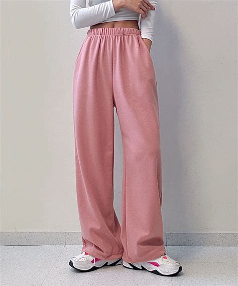 11할인일자조거밴딩 무려10컬러 밑단스트링 두가지코디 투웨이 와이드 루즈핏 트레이닝 팬츠 10컬러 에이블리