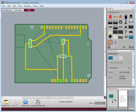 Fritzing Monte Seu Projeto Arduino Pcb Meetarduino