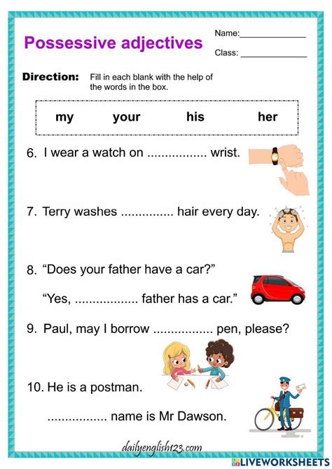 Adjectives Worksheet For Grade 2