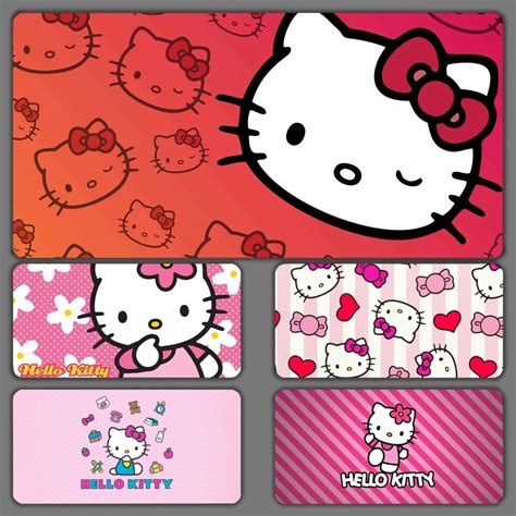 Miniso Hello Kitty Mousepad ขนาดใหญสาหรบเลนเกม Compute Gamer PC