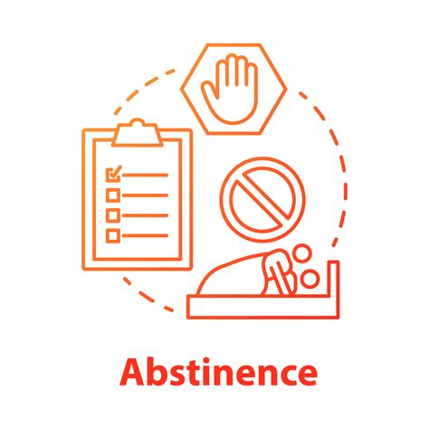 Abstinence Red Concept Icon 3686021 Vector Art At Vecteezy