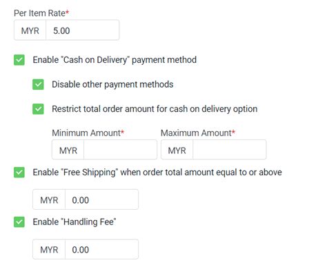 How To Set Up Flat Rate Per Item Shipping Method SiteGiant Support Centre