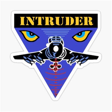 The Us Navy A 6 Intruder Sticker For Sale By Ronfster Redbubble