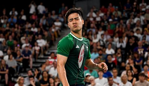 paris olympics nhat nguyen crashes out of badminton after defeat to