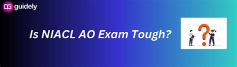 Is Niacl Ao Exam Tough