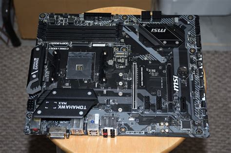 MSI B450 TOMAHAWK MAX Motherboard ATX AMD B450 Socket AM4 DDR4 Dual ...