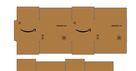 Printable Amazon Box Template For Diy Crafts