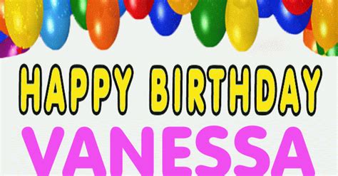 Happy Birthday Vanessa Cake 