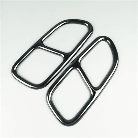 자동차 테일 쓰로우트 커버 트림 배기구 장식 스티커 2 개세트 메르세데스 벤츠 Cla C117 2013 2016 스테인레스 스틸 Aliexpress