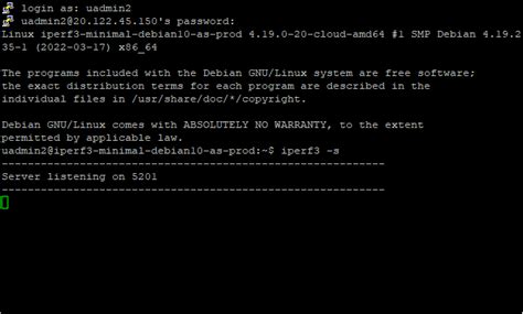 Guidance On Usage Iperf3 Server On Linux Debian 10 Minimal Articentgroup