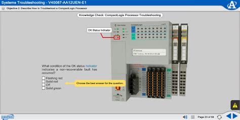 Portable PLC Troubleshooting Training System AB CompactLogix