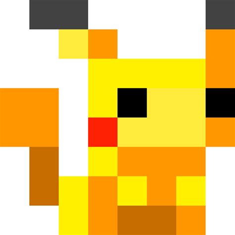 Pikachu Pixel Drawing
