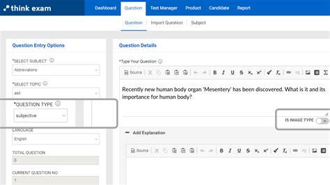 Online Assessment Software Think Exam 40 Introduces “subjective” And
