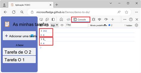 Funções E Seletores De Utilitários Da Ferramenta De Consola Microsoft
